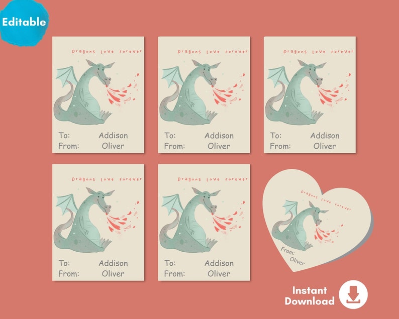 Kids Valentine Cards - Classroom Valentines - Downloadable Valentine ...