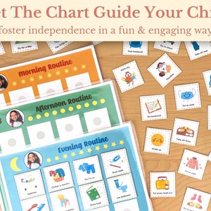 Personalized Daily Routine Charts for Kids With Editable Cards, Rhythm ...