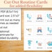 Step by Step Bathroom Routine and Potty Training Chart and Cards ...