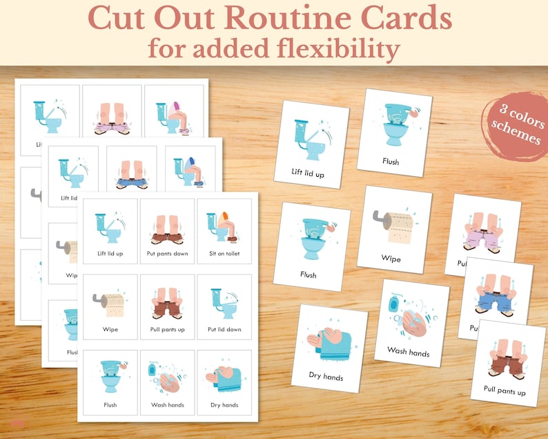 Potty Training Bundle I Fun Potty Charts & Weekly Schedules I | Etsy