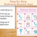 Step by Step Bathroom Routine and Potty Training Chart and Cards ...