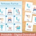 Step by Step Bathroom Routine and Potty Training Chart and | Etsy