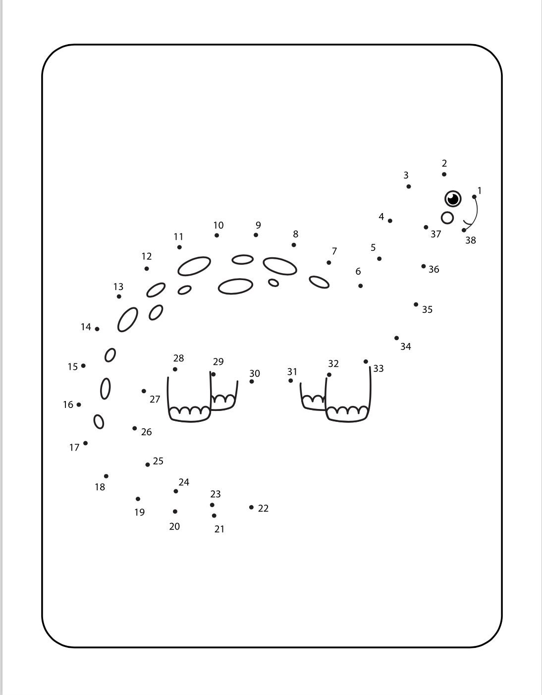 Digital 20 connect the dots dinosaurs digital coloring pages Drawing ...