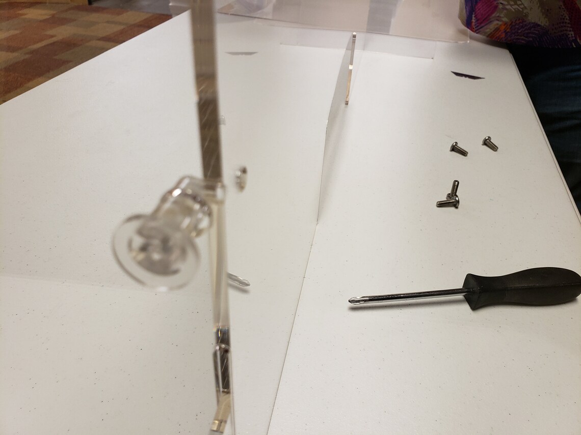 Clear Choice Countertop Sneeze Guard Shield Clear Portable | Etsy