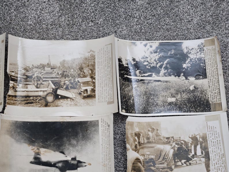 Vintage Official WW2 Wire Photos/press Photos Lot of 9 Different - Etsy