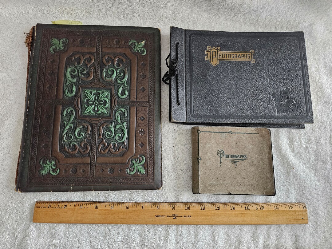 Antique 1920'/30' Family Vacation Photo Albums Lot of 3 Washington DC ...