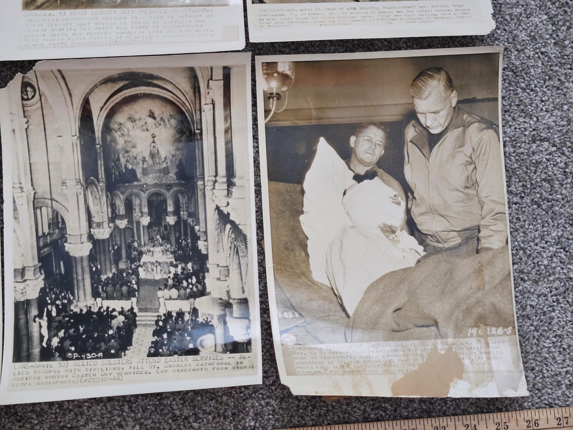 Vintage Official WW2 Wire Photos/press Photos Lot of 6 Different - Etsy