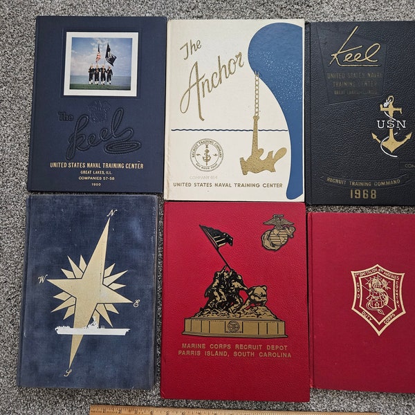 Usmc Yearbook - Etsy