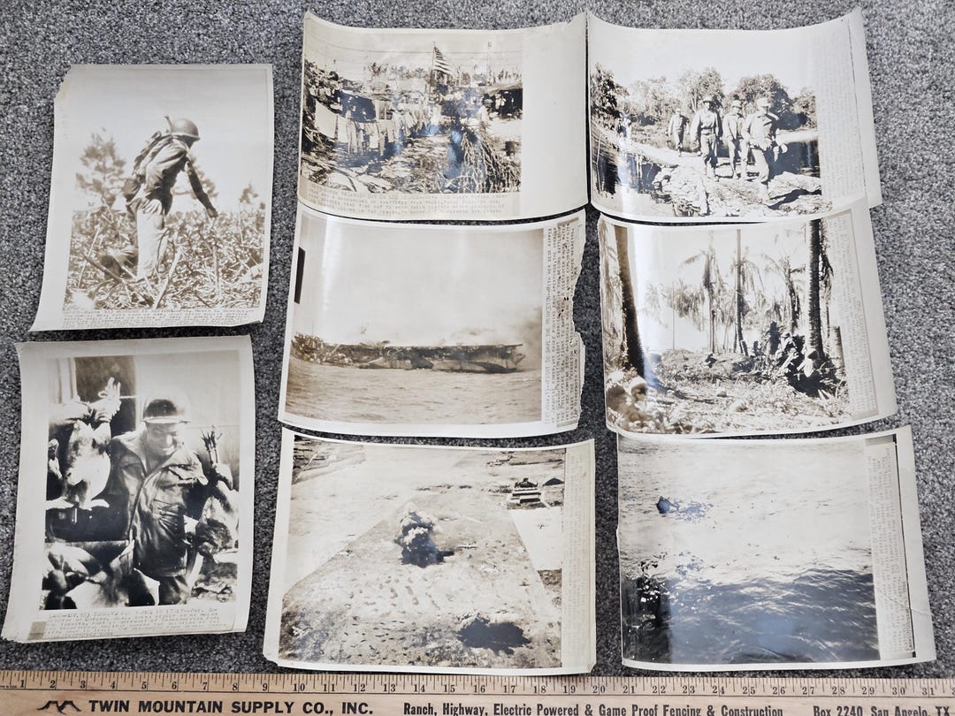 Vintage Official WW2 Wire Photos/press Photos Lot of 8 Different - Etsy