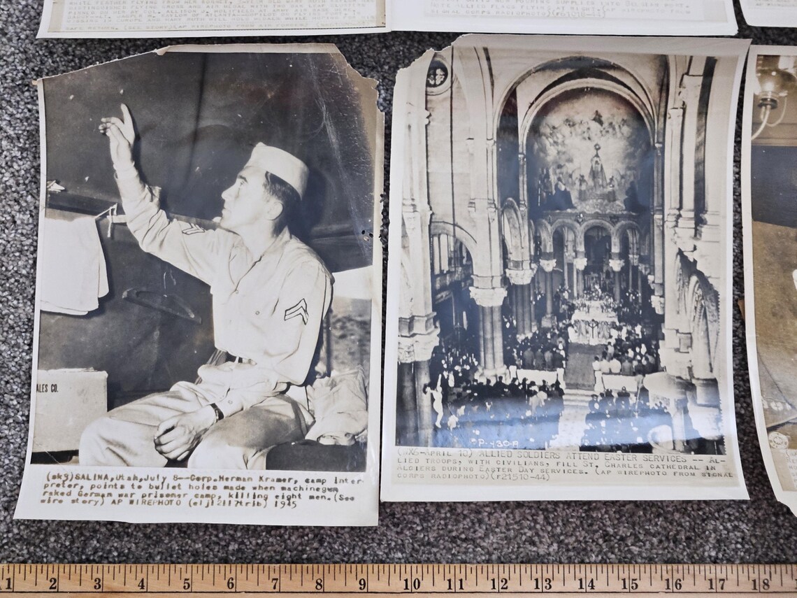 Vintage Official WW2 Wire Photos/press Photos Lot of 6 Different - Etsy