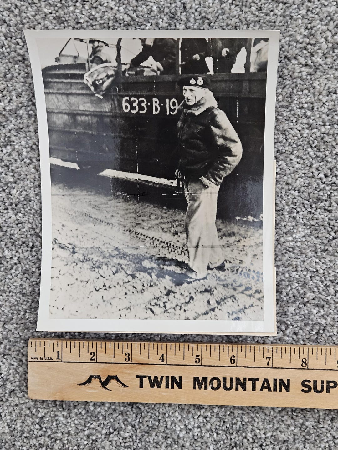 Vintage Official WW2 Wire Photo/press Photo Monty Arrives on Beach at ...
