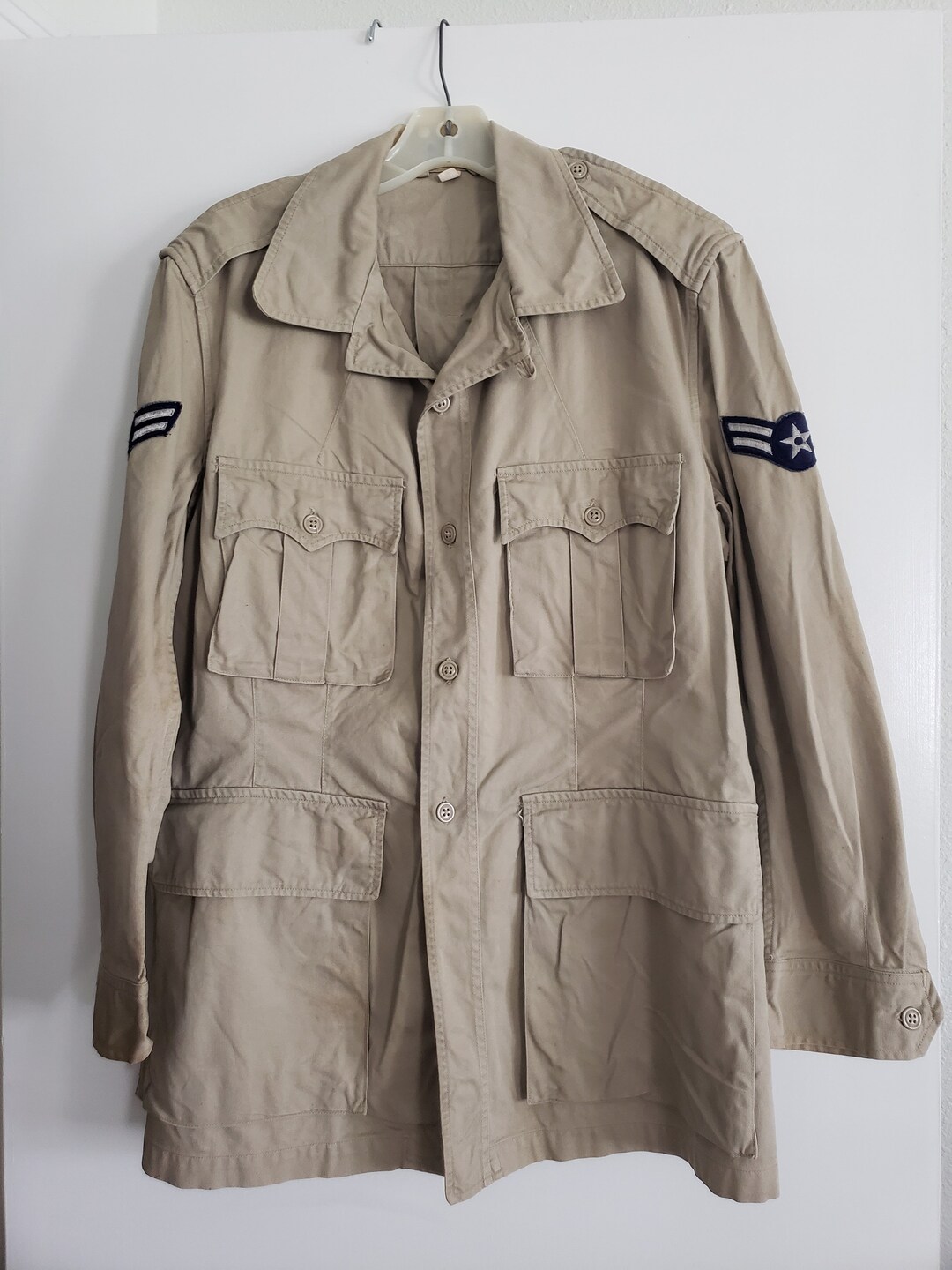 Vintage US Air Force USAF Tan Bush Tropical Safari Uniform - Etsy