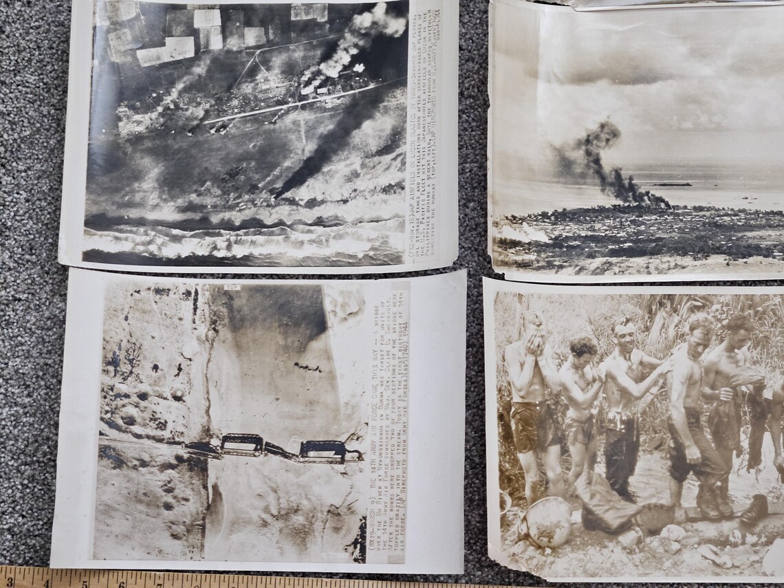 Vintage Official WW2 Wire Photos/press Photos Lot of 9 Different - Etsy