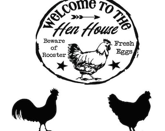 Hen House Svg - Etsy