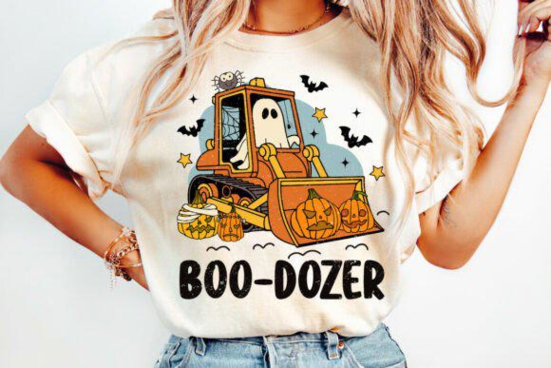 Boo-dozer PNG: Halloween Graphic Design (digital Download - Etsy
