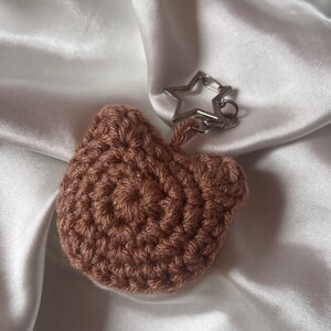 Crochet Bear and Star Figurine Keychain Accessories - Etsy