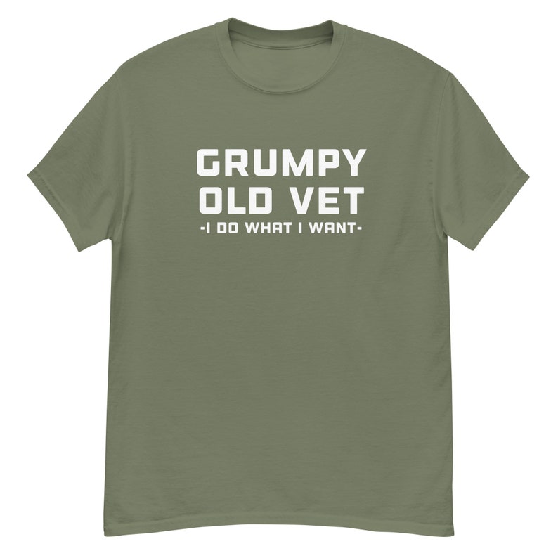 Grumpy Old Vet Classic Tee - Etsy