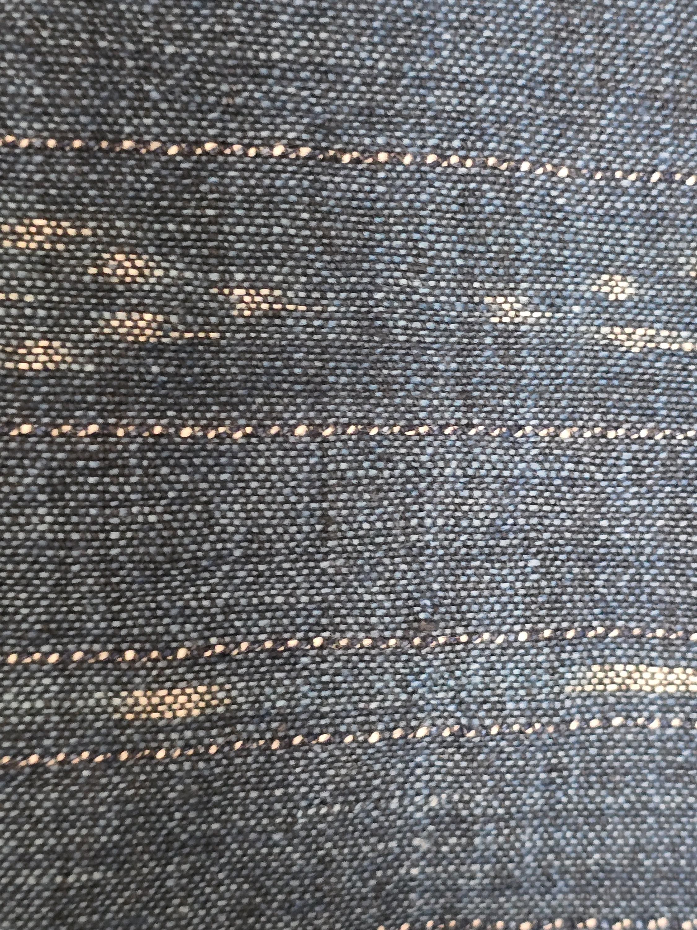 Vintage Japanese Kasuri Fabric – Indigo Ikat Weave, Traditional Textile ...