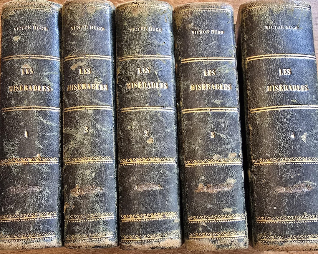 1862 Les Misérables First Edition: Brussels, Victor Hugo, 5-volume Set ...