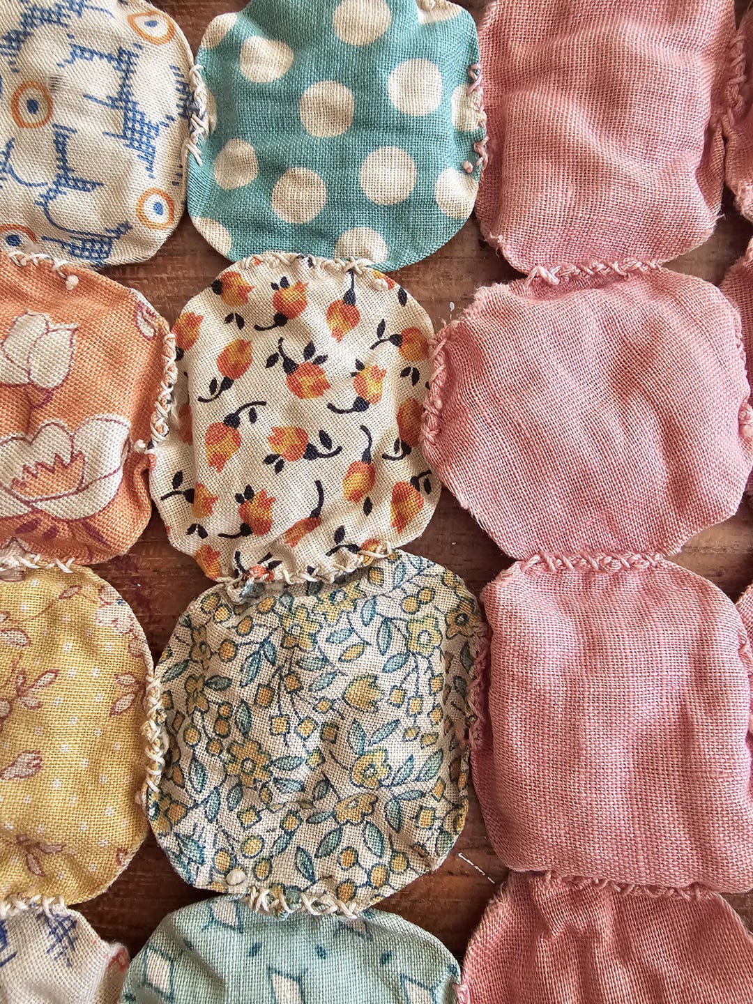 Vintage 1930s Suffolk Puffs yo-yos - Etsy