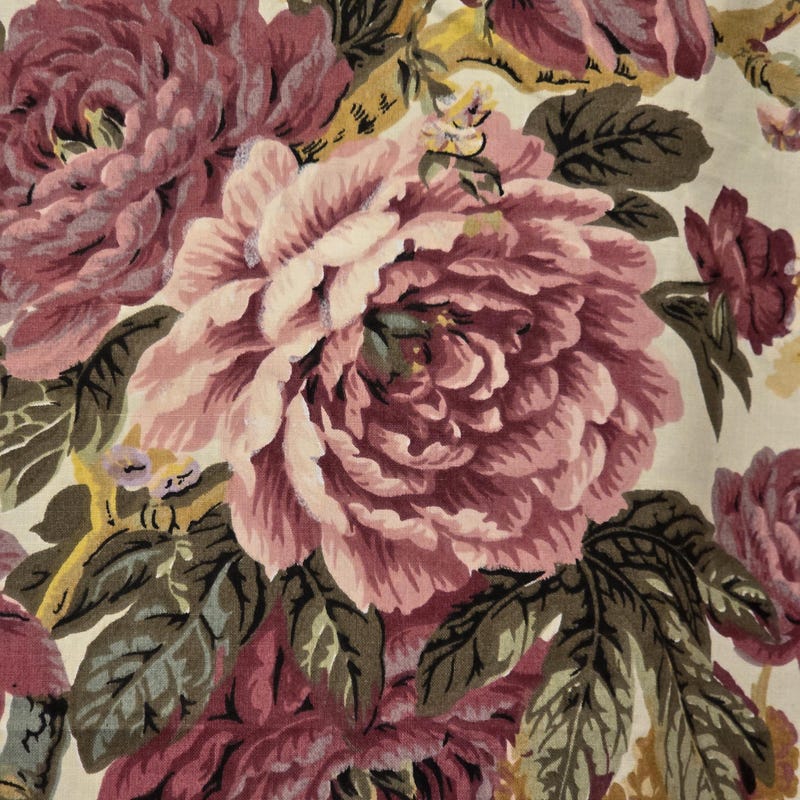 Peony Fabric - Etsy