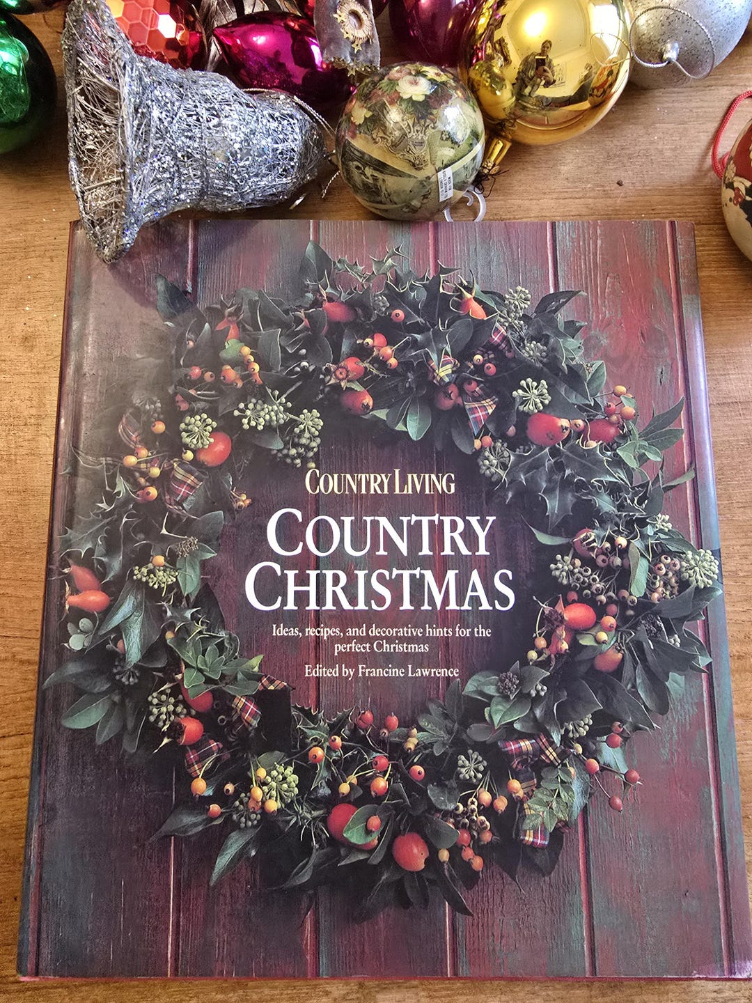 Country Living Country Christmas Book 1990 Francine Lawrence Vintage ...
