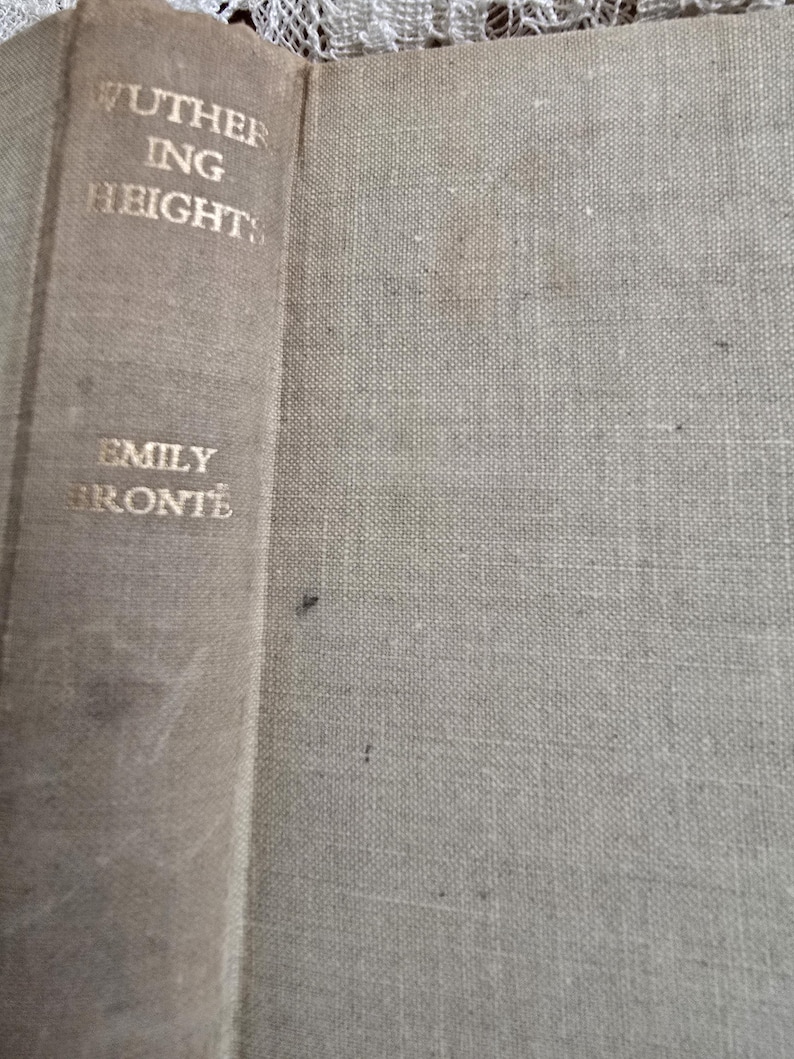 Edwardian Wuthering Heights Illustrated Cloth Book - Etsy UK