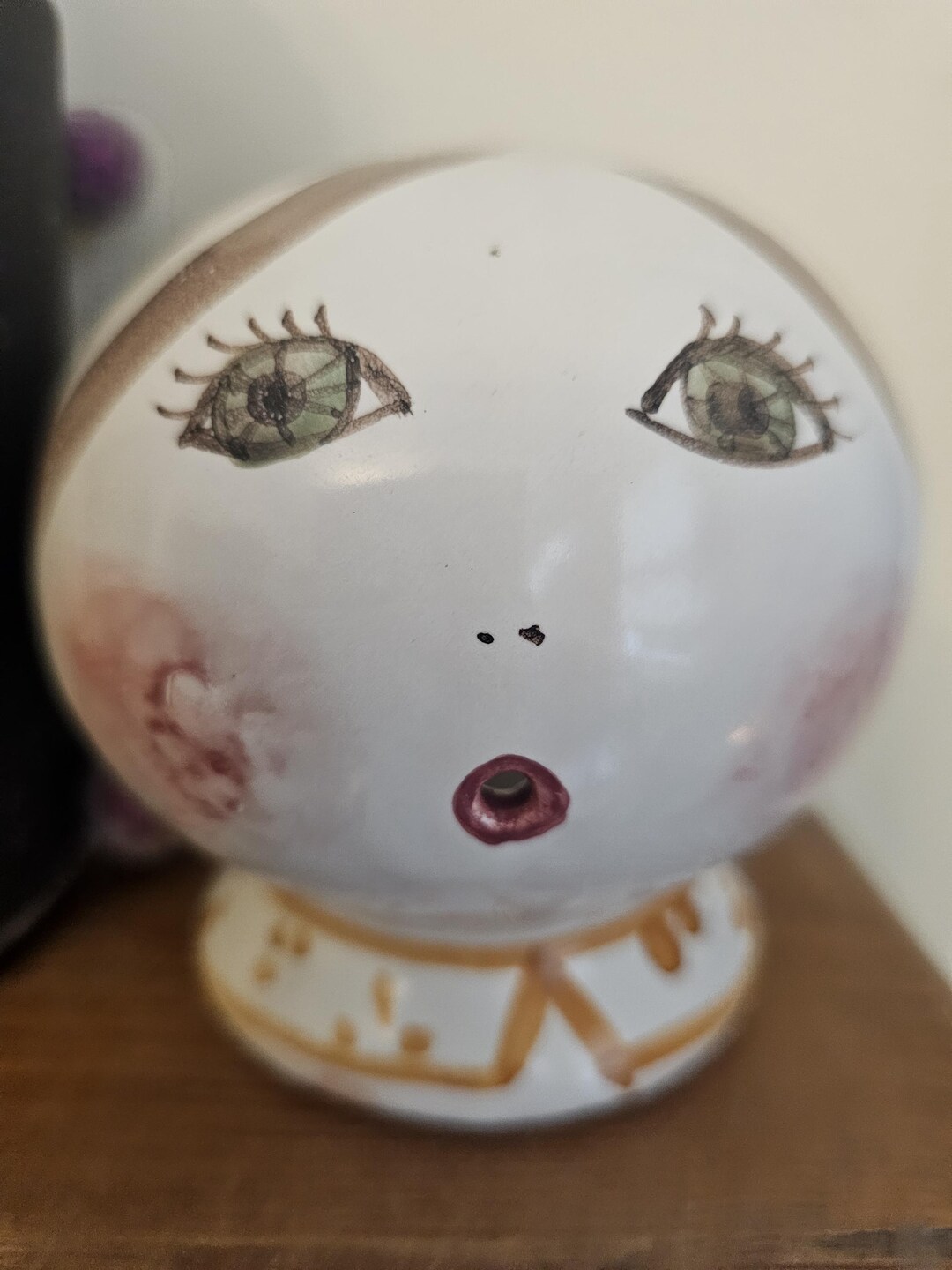 Rare Vintage Italian Ceramic String Holder - Etsy