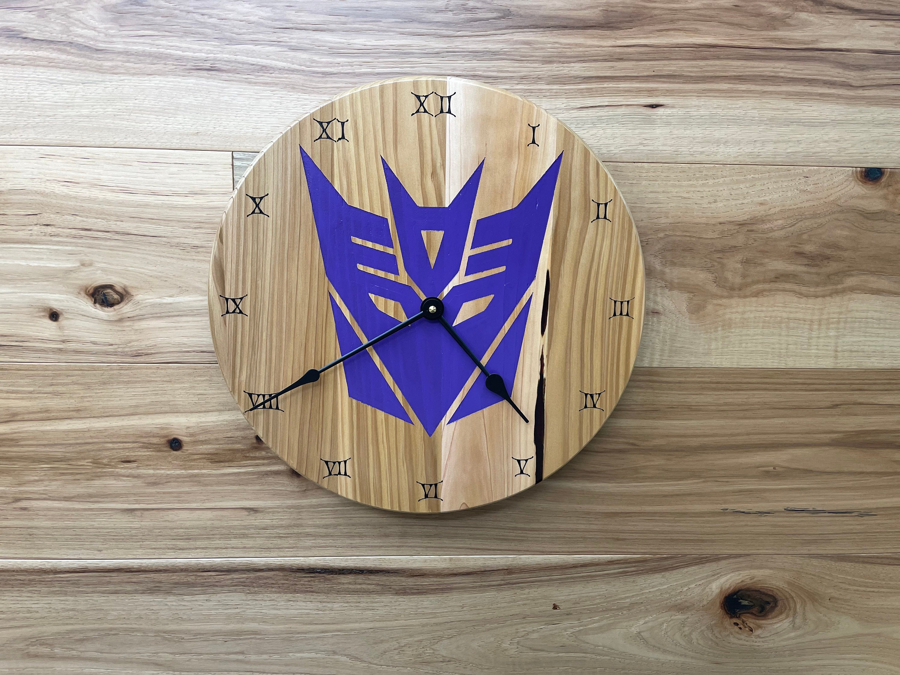 Decepticons Wall Clock Transformers Awesome Anchor Gift Dad | Etsy