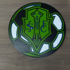 Seattle Sounders Inspired 3D Sign, Soccer Team, Awesome Anchor Gift Dad ...