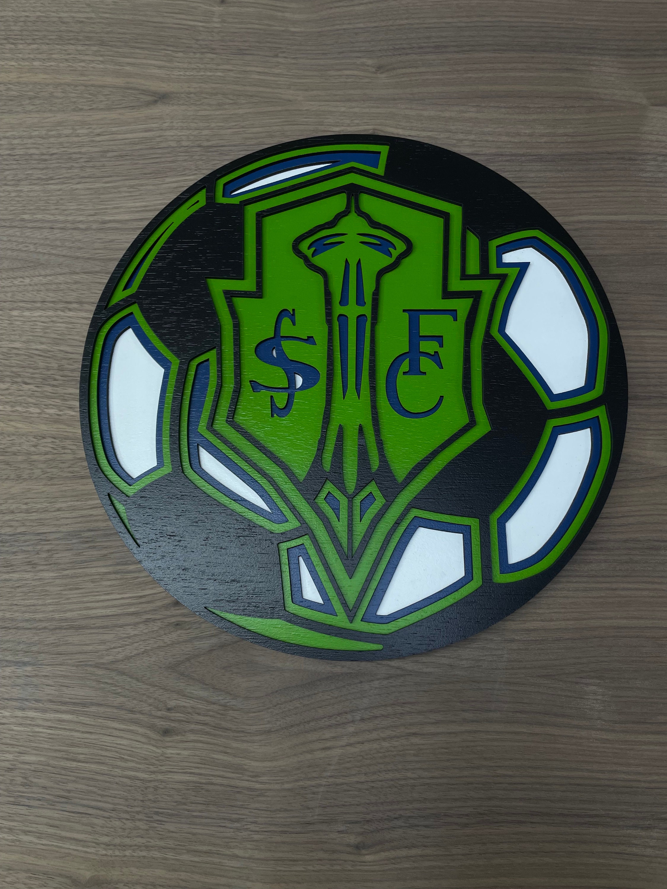 Seattle Sounders Inspired 3D Sign, Soccer Team, Awesome Anchor Gift Dad ...