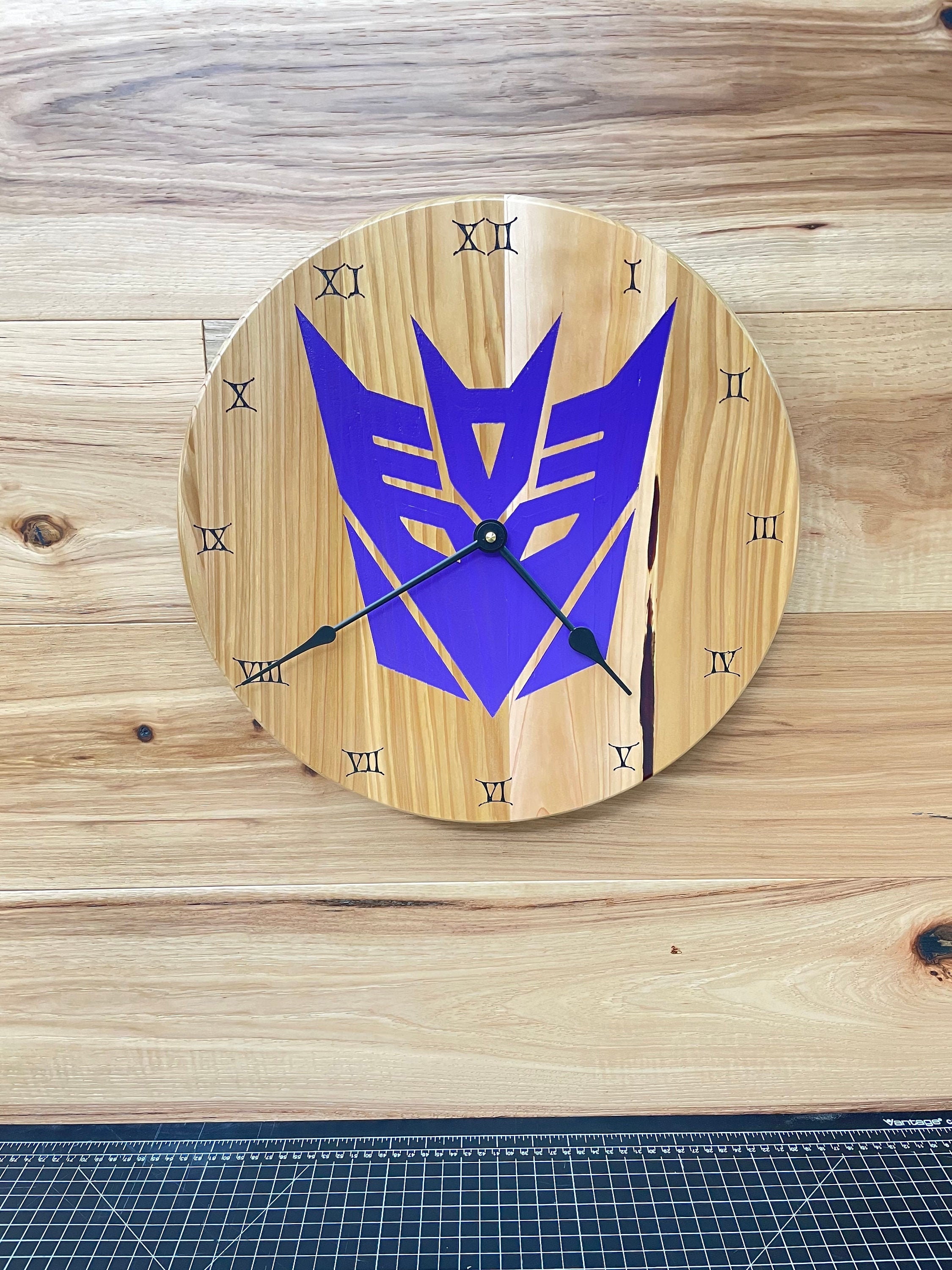 Decepticons Wall Clock Transformers Awesome Anchor Gift Dad - Etsy UK