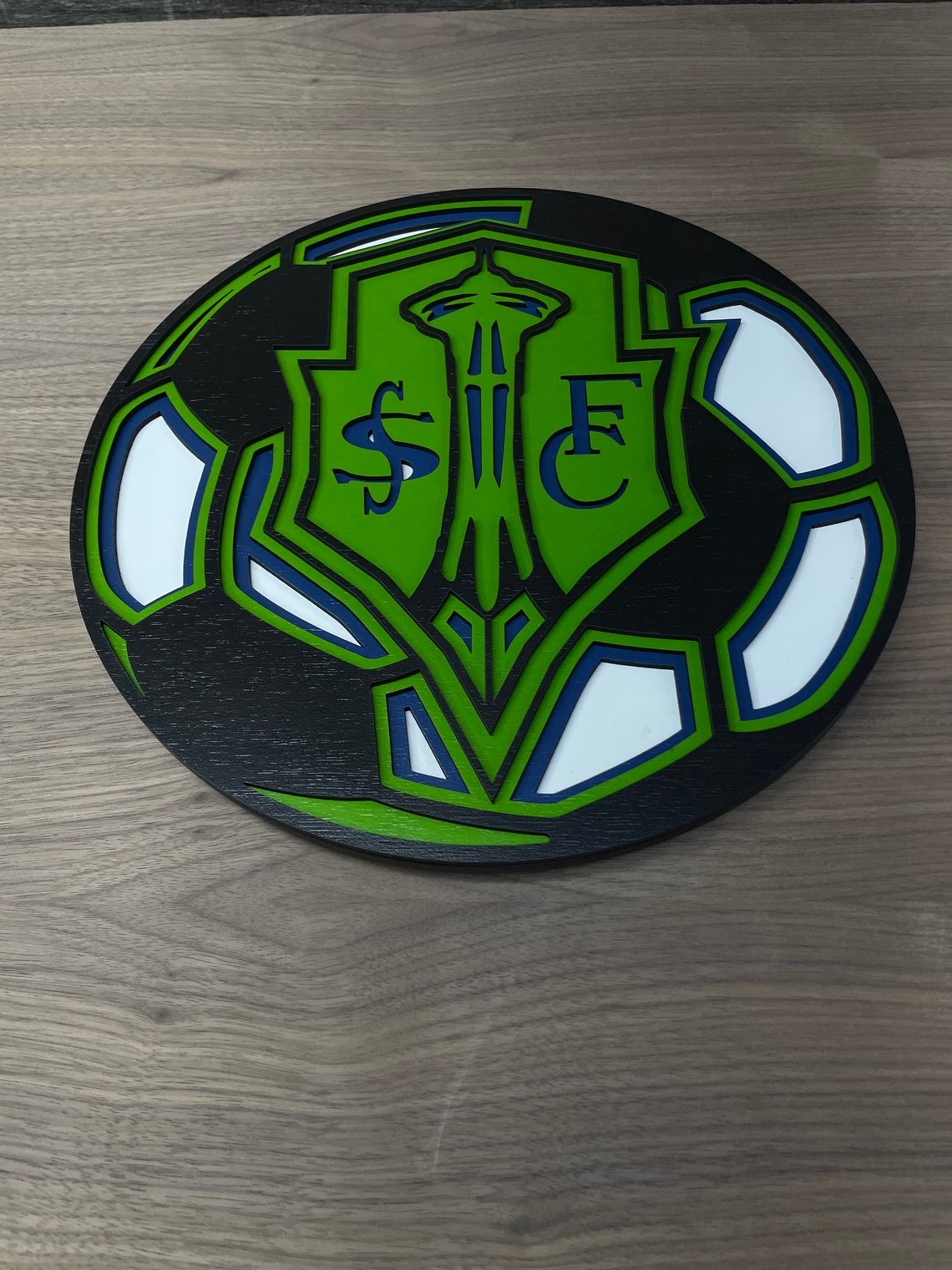Seattle Sounders Inspired 3D Sign, Soccer Team, Awesome Anchor Gift Dad ...