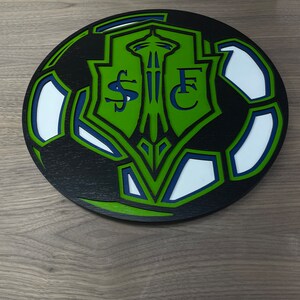 Seattle Sounders Inspired 3D Sign, Soccer Team, Awesome Anchor Gift Dad ...