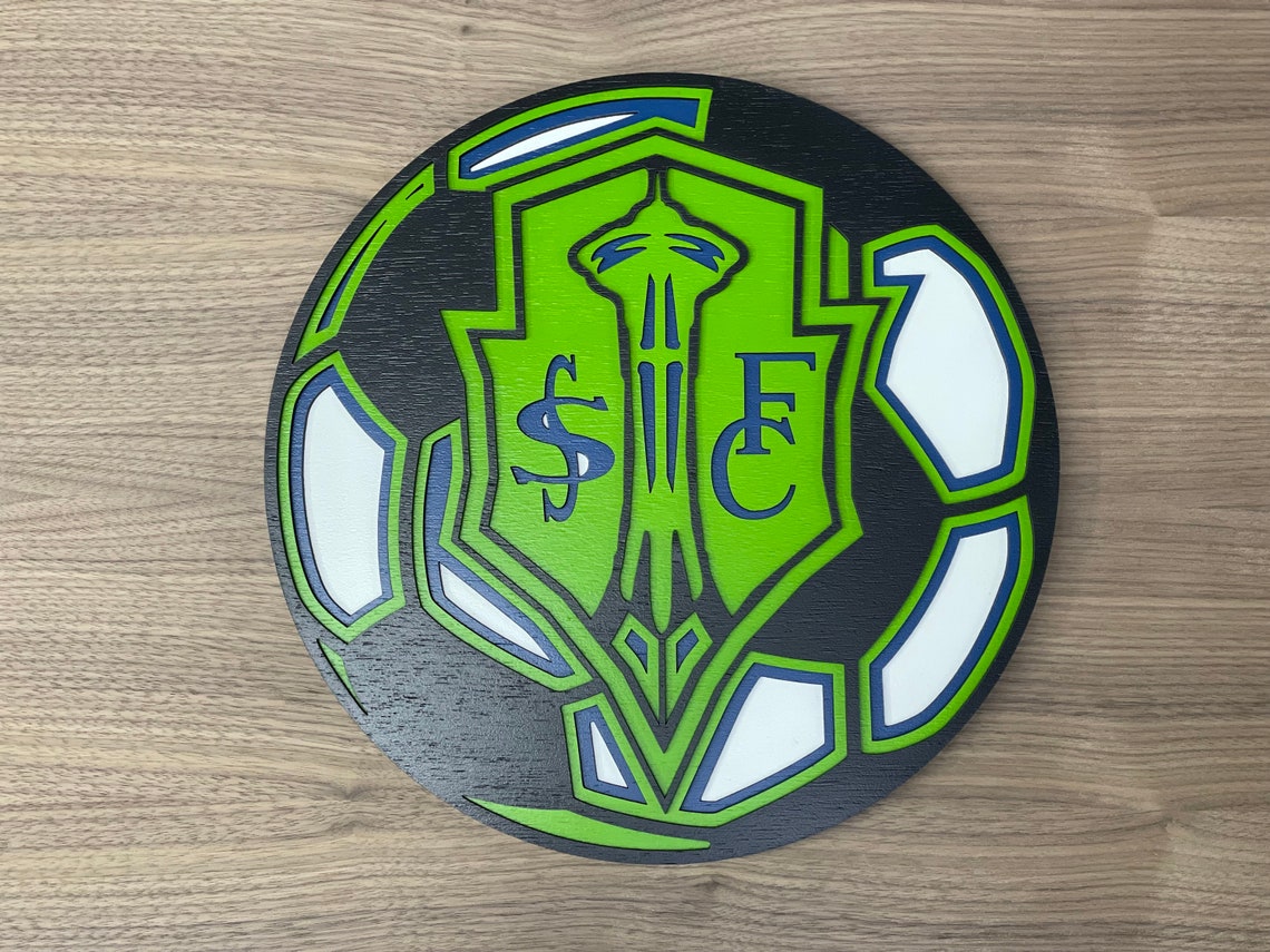 Seattle Sounders Inspired 3D Sign, Soccer Team, Awesome Anchor Gift Dad ...