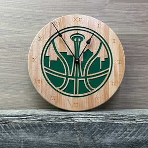 Seattle Supersonics NBA Wall Clock, Basketball Team Awesome Anchor Gift ...