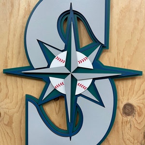 Seattle Mariners 3D Wood Sign: Custom Man Cave Decor - Etsy
