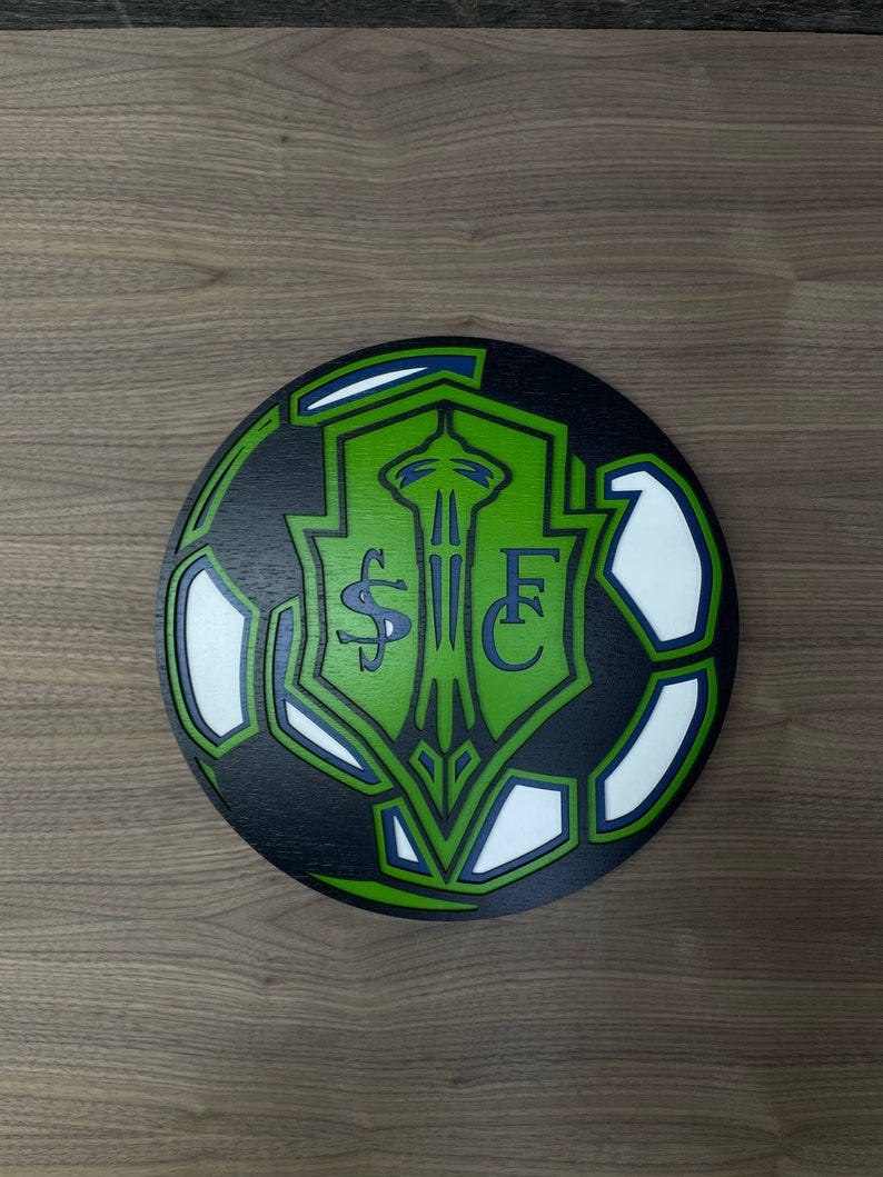 Seattle Sounders Inspired 3D Sign, Soccer Team, Awesome Anchor Gift Dad ...