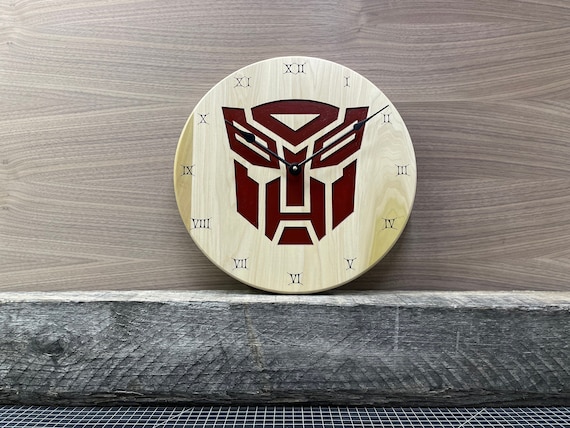 Autobots Wall Clock Transformers Awesome Anchor Gift Dad Mom | Etsy