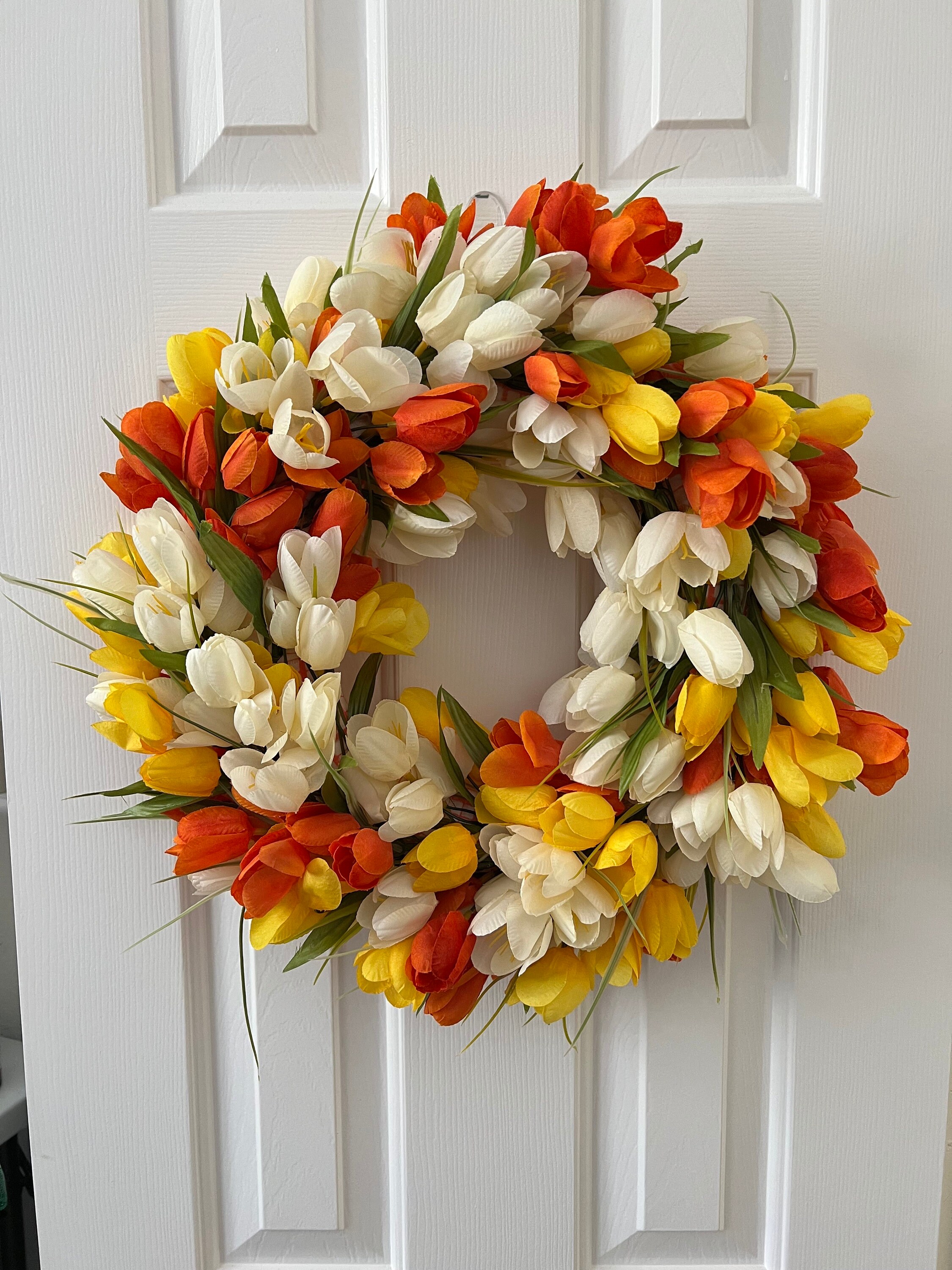 Tulip Wreath - Etsy