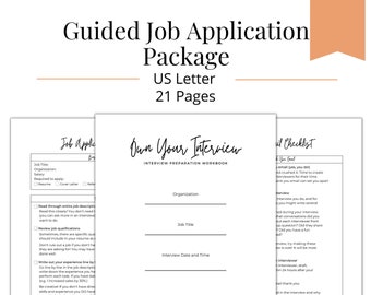 Job Application Cover Letter - Etsy