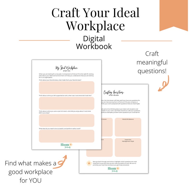 Interview Preparation Digital Workbook - Etsy
