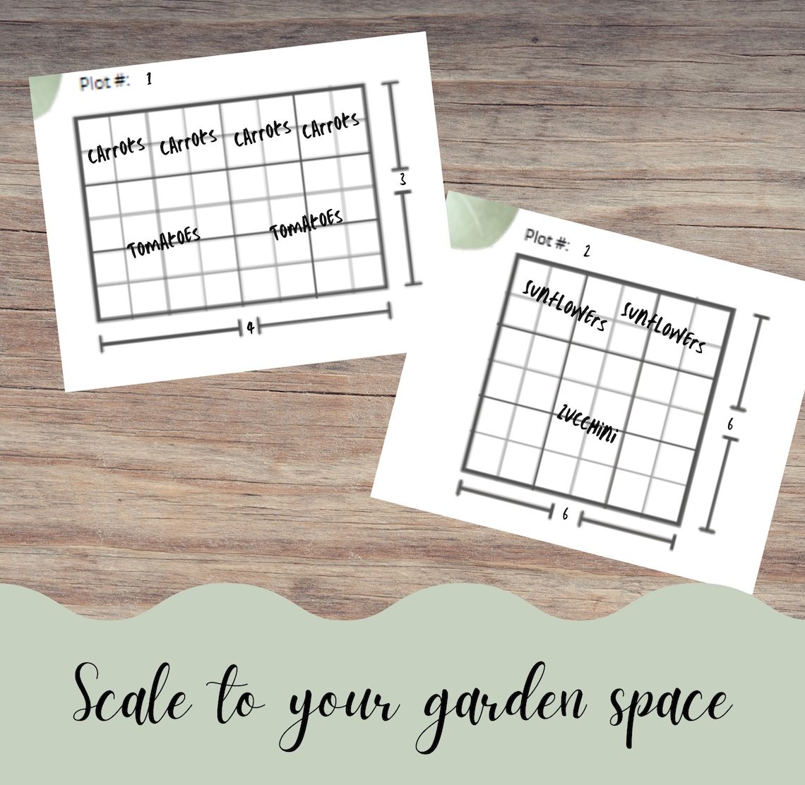 Garden Plot Planner Printable; Garden Planner - Etsy