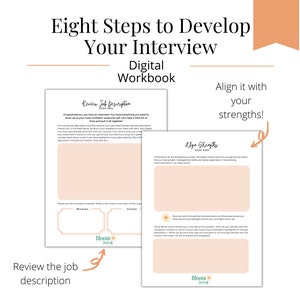 Interview Preparation Digital Workbook - Etsy