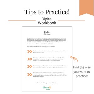 Interview Preparation Digital Workbook - Etsy