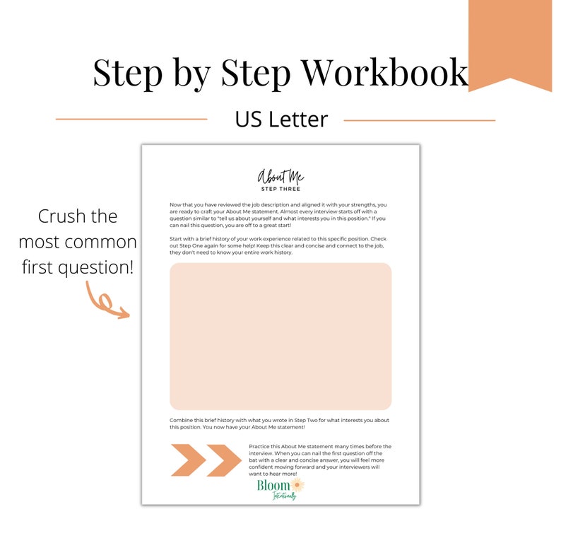 Interview Preparation Printable Workbook - Etsy