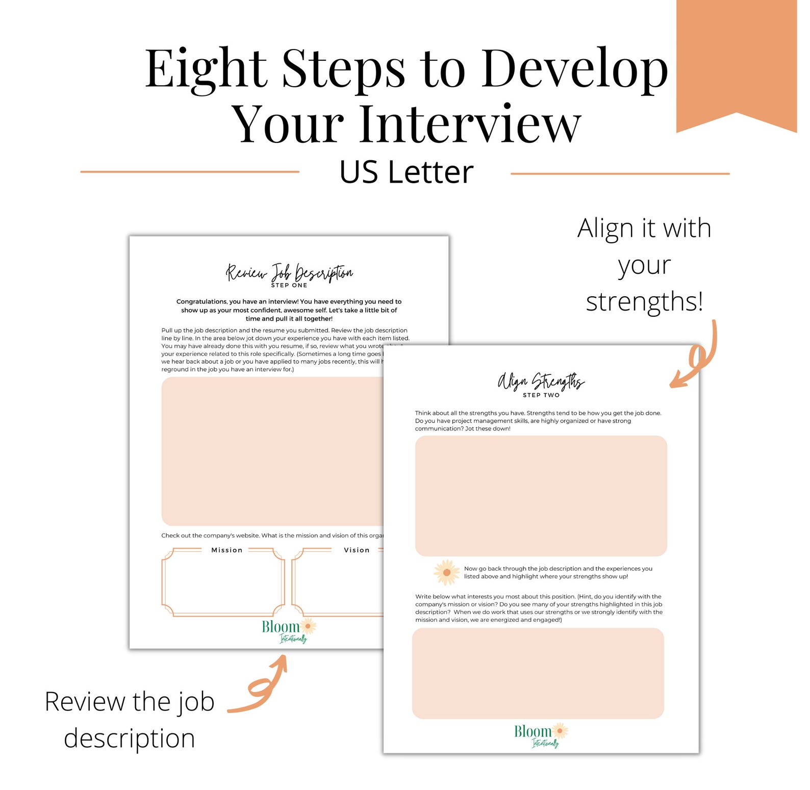 Interview Preparation Printable Workbook - Etsy