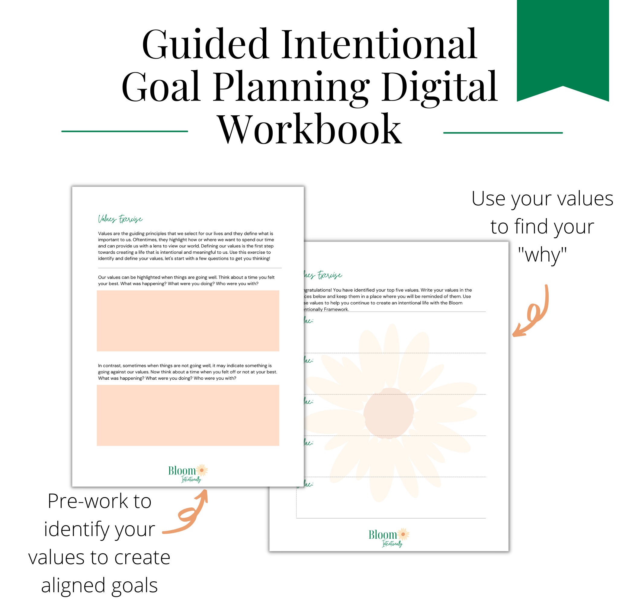 Guided Intentional Goal Planning Digital Workbook - Etsy