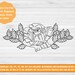 Single Line SVG, Rose SVG Digital Download, Foil SVG, Engraving Svg ...