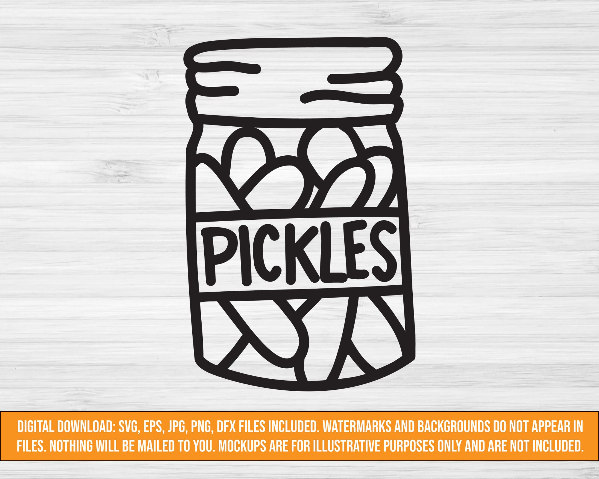 Sliced Pickle Clipart
